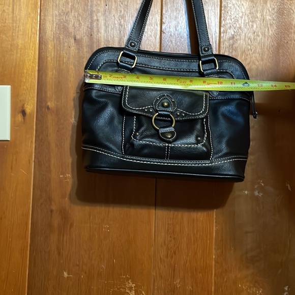boc | Bags | Boc Black Leather Woman Shoulder Bag | Poshmark